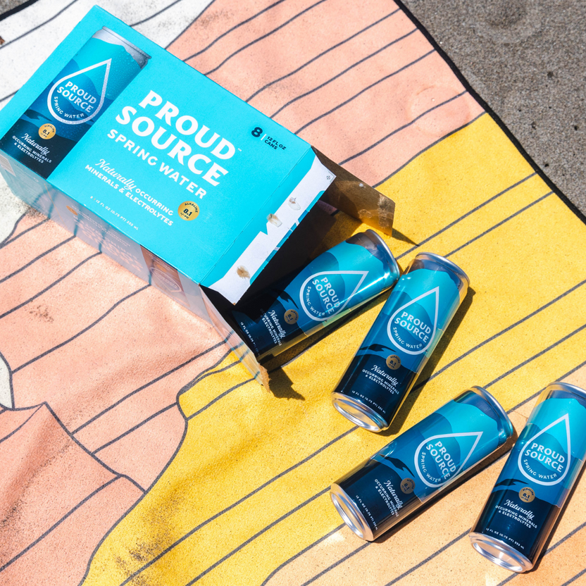 Alkaline Spring Water Cans | PROUD SOURCE WATER